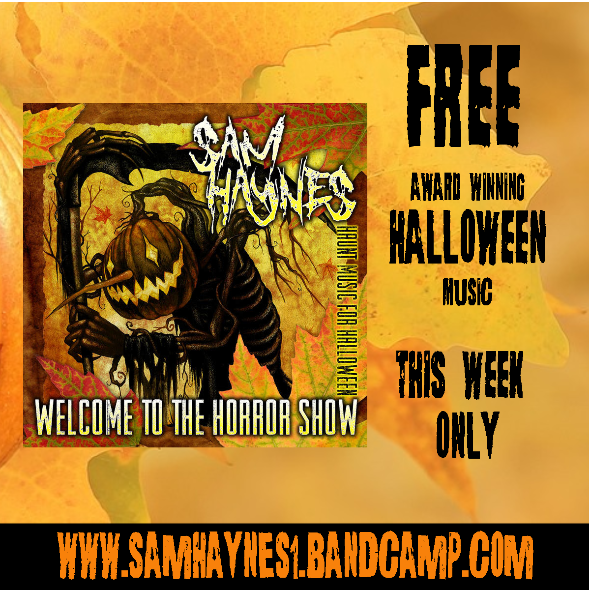 FREE Download of Sam Haynes' Award-Winning Halloween Album - This Week ...